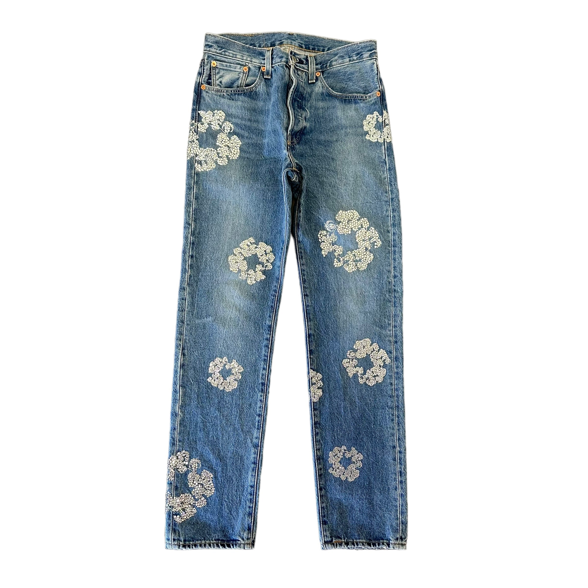 Denim Tears Medium Wash Swarovski Jeans – Good Times Online Store